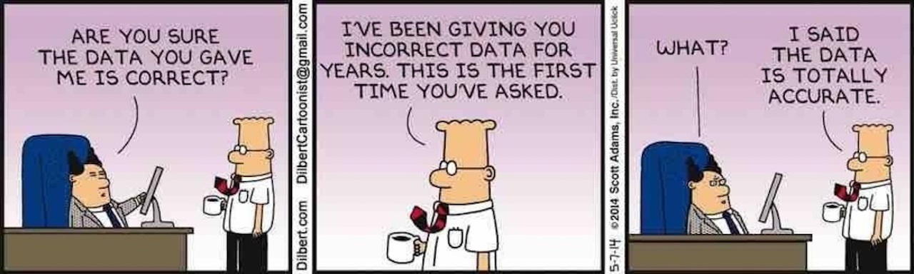 Bad Tracking Data Will Kill You (Unless You're Dilbert)
